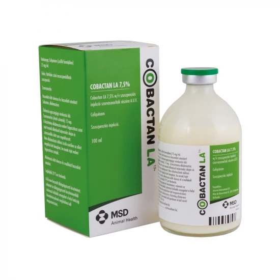 Cobactan LA 7,5% injekció 100 ml - AlphaVet