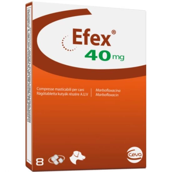 Efex 40 mg rágótabletta kutyák részére 8x - AlphaVet
