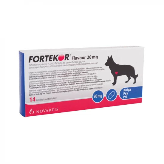 Fortekor 20 mg tabletta 14x - AlphaVet