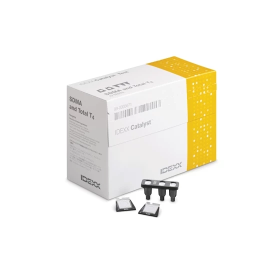 IDEXX SDMA és Total T4 tesztlemezek Catalyst analizátorhoz 12-12 db ...