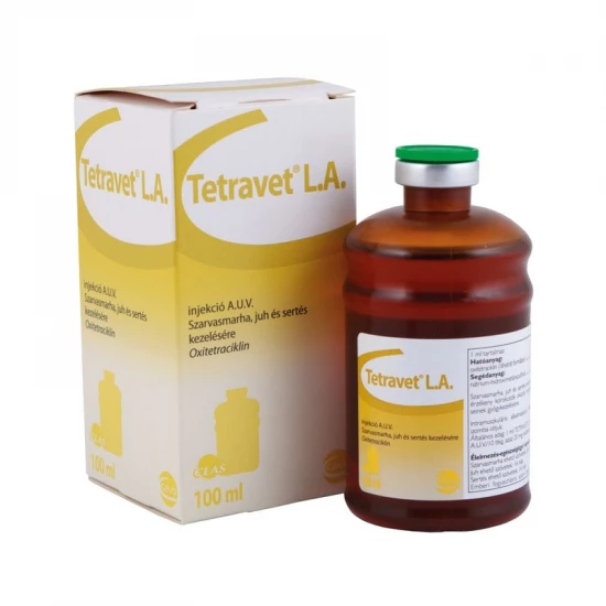 Tetravet LA injekció 100 ml - Alphaportal