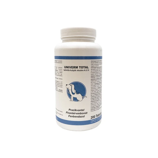 Univerm Total tabletta 200x - Alphaportal