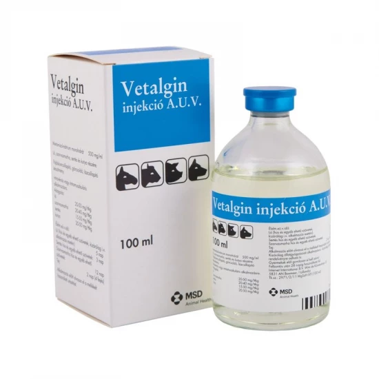 Vetalgin 50% injekció 100 ml - Alphaportal